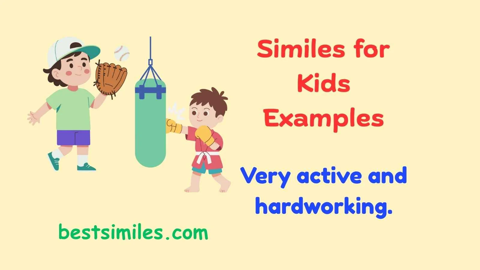 30+ Similes for Kids Examples (Boost Creative Thinking Fast ...
