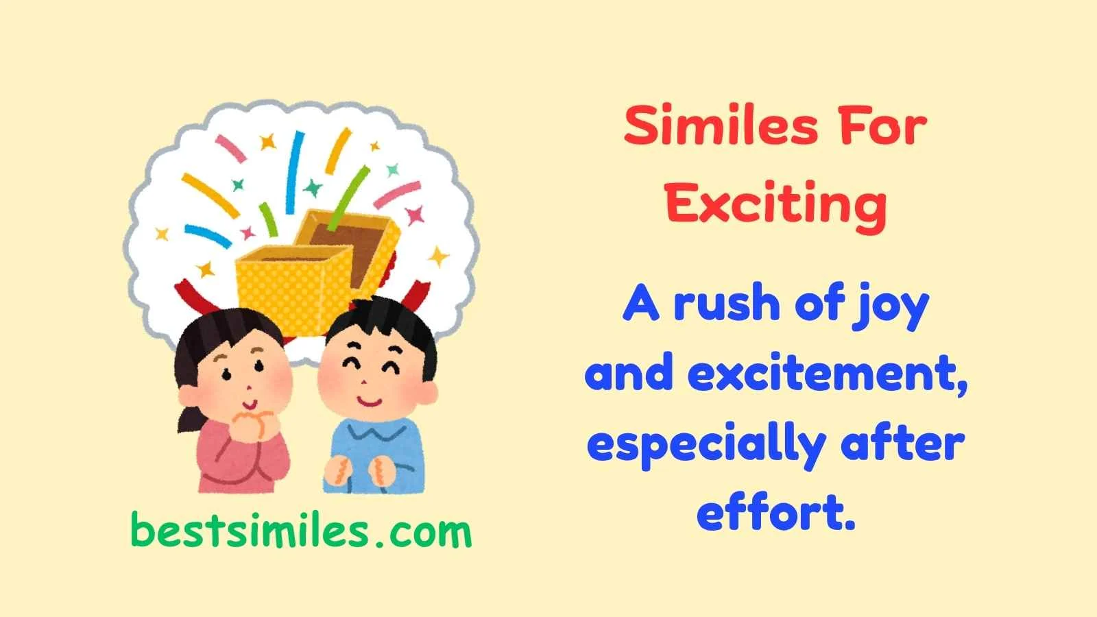 30 Similes For Exciting Brilliant Ways to Add Thrill in Words ...