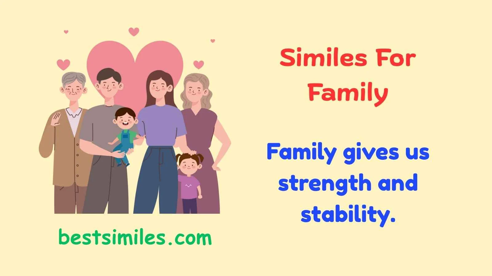 30+ Similes For Family Beautiful Bonds Explained Simply - bestsimiles.com