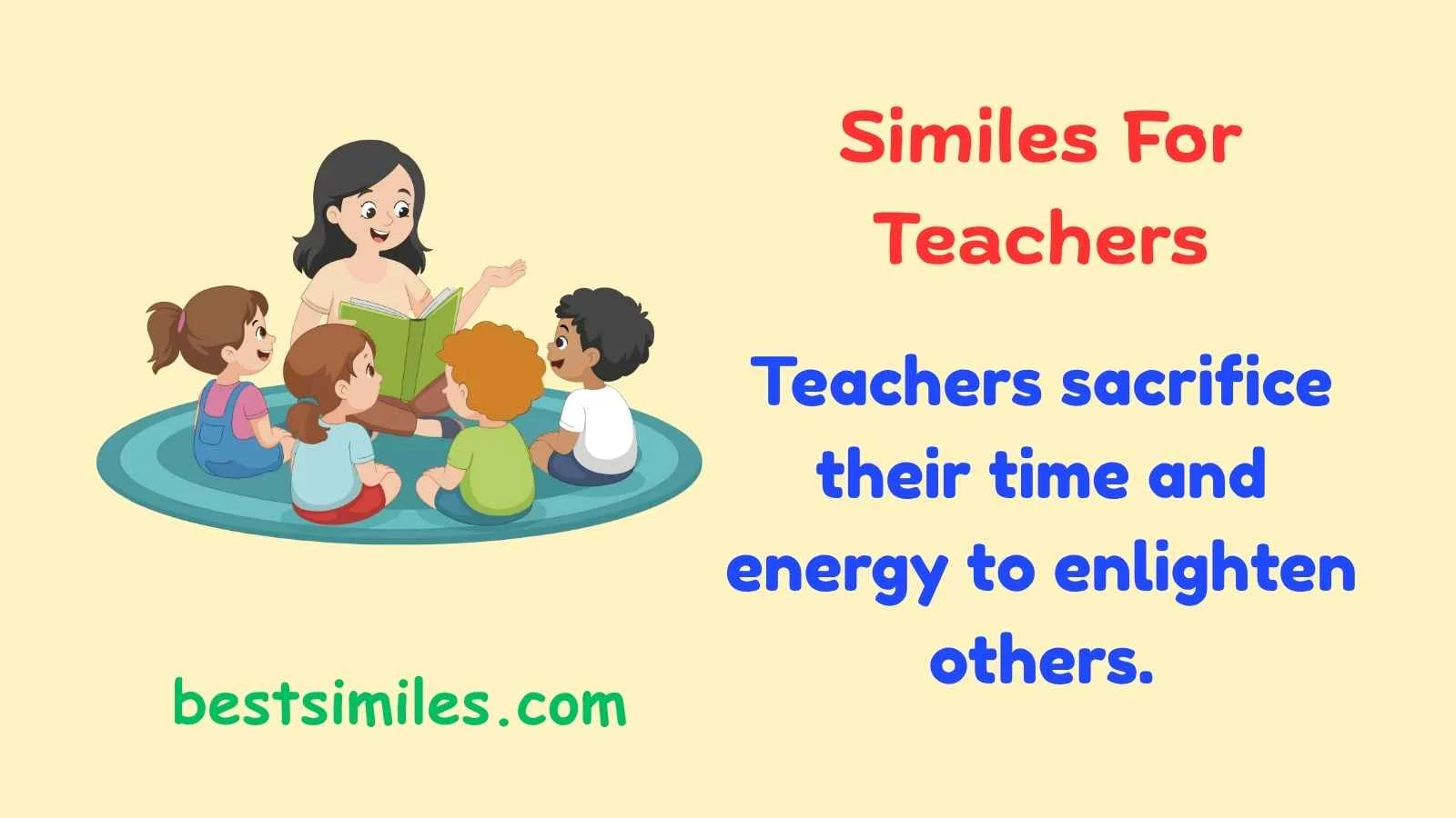 30+ Similes For Teachers Creative Ideas For Classroom Fun - bestsimiles.com