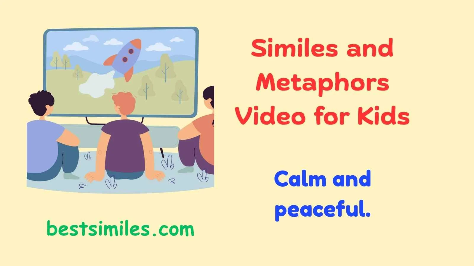 30+ Similes and Metaphors Video for Kids (Fun Learning Magic ...