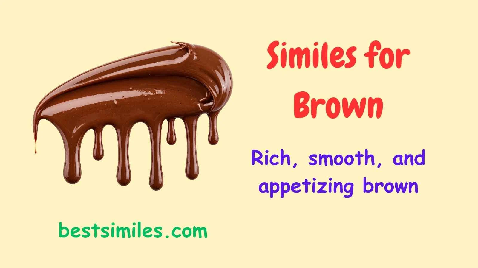 30+ Similes for Brown Powerful Descriptions You’ll Love - bestsimiles.com